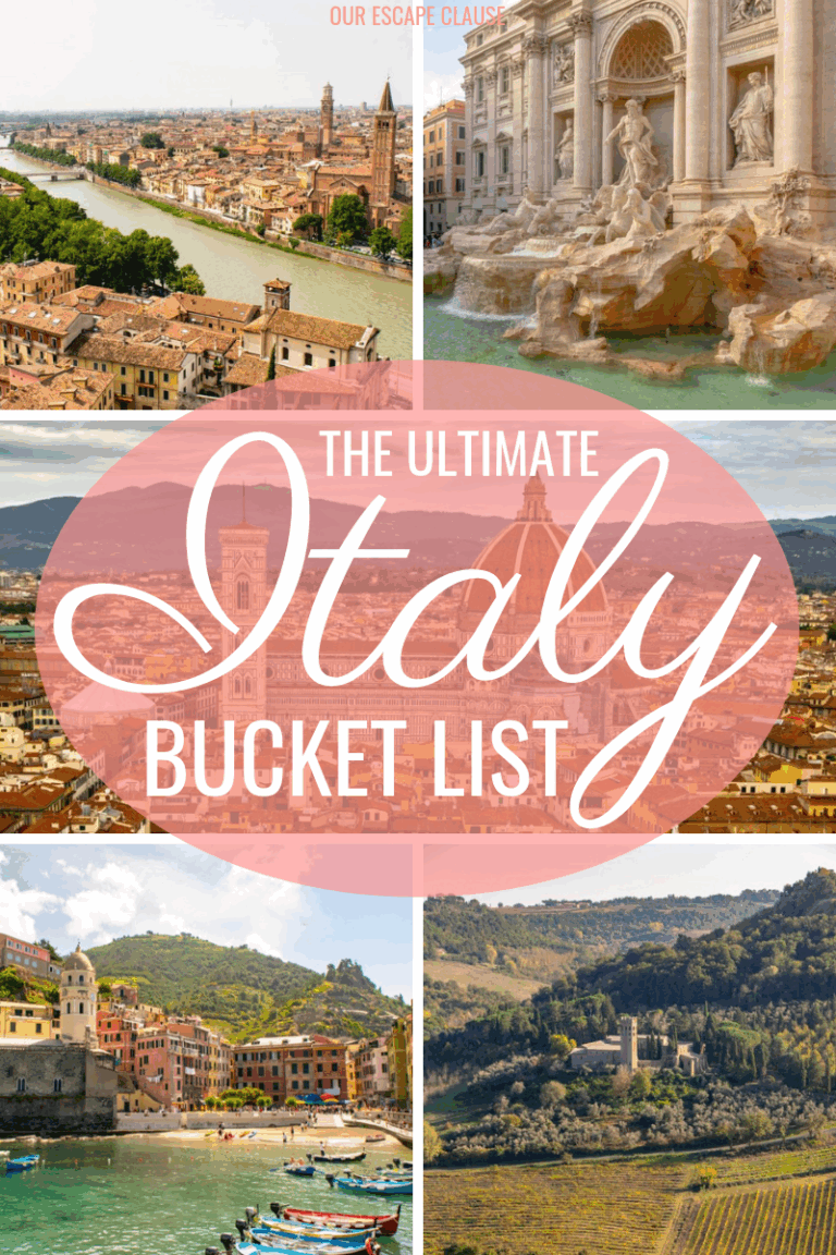 The Ultimate Italy Bucket List: 75 Best Things to Do in Italy